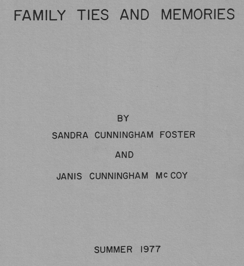 Cunningham Family History | Legacy Keepers